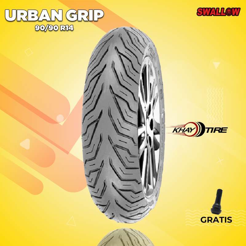 Jual Ban Motor Matic// SWALLOW URBAN GRIP 90/90 Ring 14 Tubeless di ...