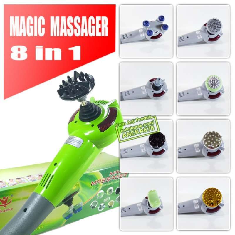 Jual Magic Massager 8 in 1 Blueidea BLD-999 Alat Terapi Kesehatan ...