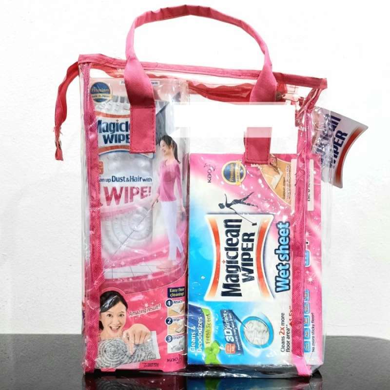 Jual Magiclean magical set - wiper mop free wet sheet - tissue basah di ...