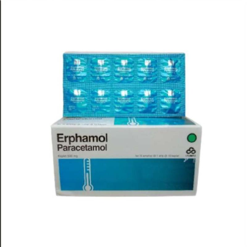 Promo Erphamol Paracetamol 500mg isi 100 Tab Diskon 66% di Seller ...