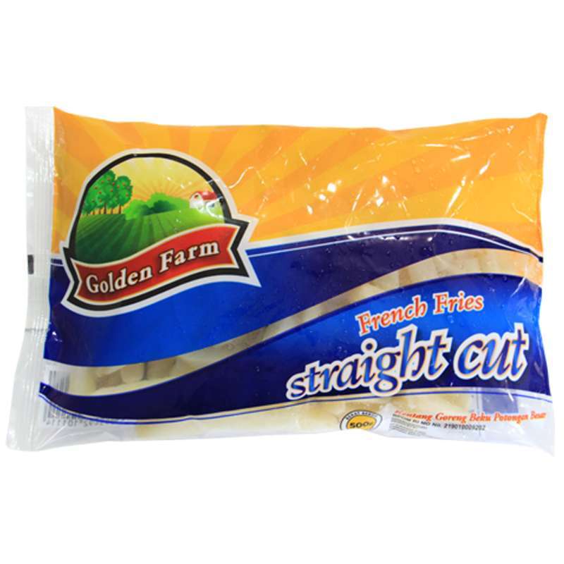 Jual Golden Farm Straight Cut Frozen French Fries Kentang Beku 1 Kg Di ...