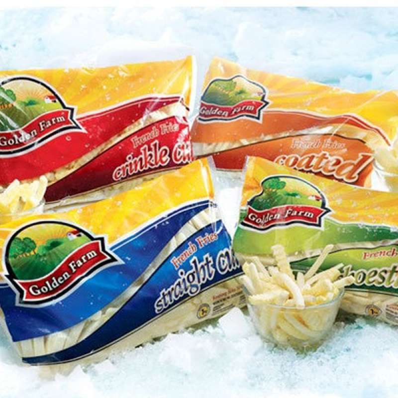 Jual Golden Farm Straight Cut Frozen French Fries Kentang Beku 1 Kg Di ...