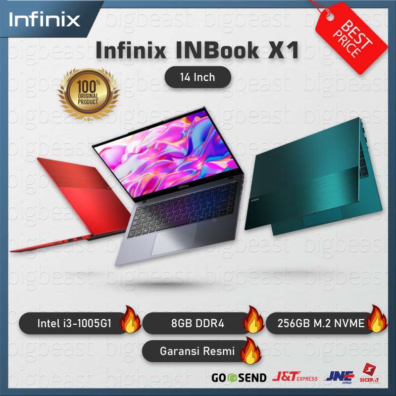 Jual Infinix Inbook X1 - Intel® Core™ I3-1005g1 - Uhd Graphics 600 - 14 ...