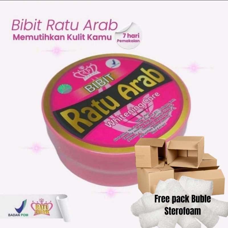 Jual Bibit Ratu Arab Whitening Care Original | Handbody Ratu Arab ...