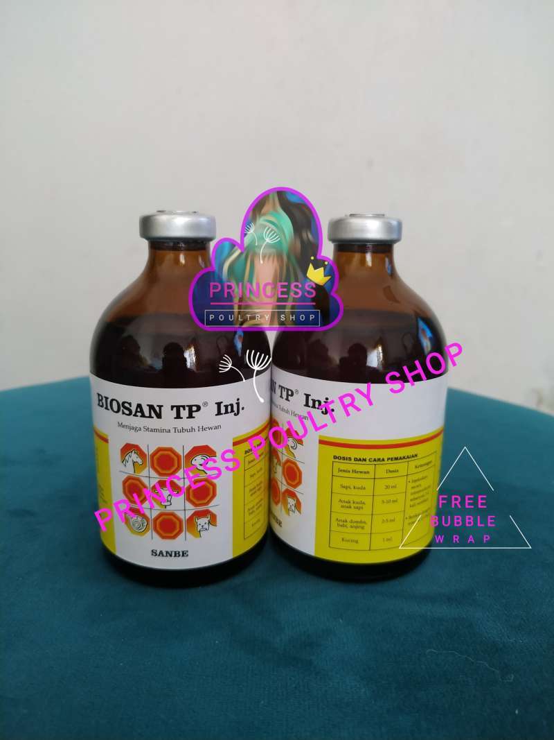 Jual Biosan Tp Injeksi 100 Ml - Menjaga Stamina Dan Daya Tahan Tubuh ...