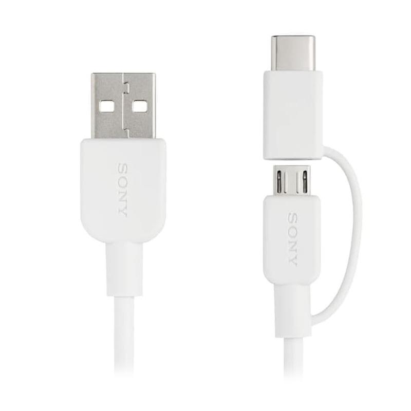 Jual SONY CP-ABC150 2in1 USB-C and Micro USB Cable - White di Seller ...