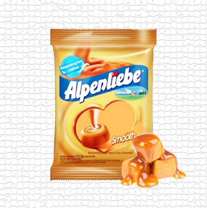 Promo Permen Alpenliebe Smooth Rasa Karamel Susu 112gr Diskon 3% di ...