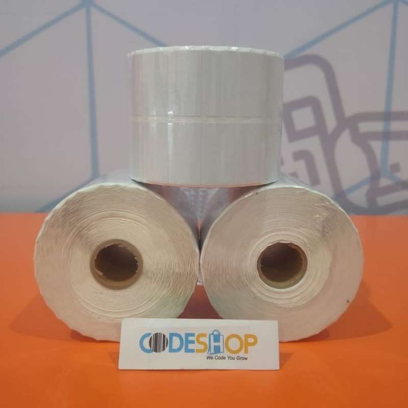 Jual KERTAS STICKER LABEL BARCODE SEMICOATED 33 X 15 2 BARIS ARGOX ...