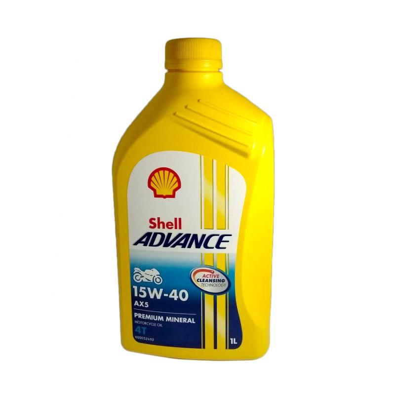 Promo Shell Advance 4T AX5 15W-40 Oli Pelumas Motor [1 L] Diskon 23% di ...