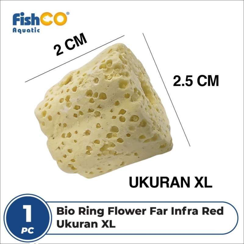 Jual Media Filter Bio Ring Flower Far Infra Red Ukuran Xl Rumah Bakteri ...