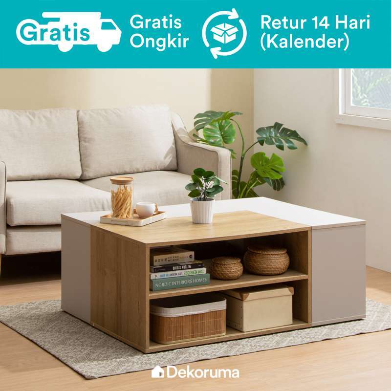 Promo Dekoruma Heim Studio Sekai Coffee Table Diskon 48% di Seller ...