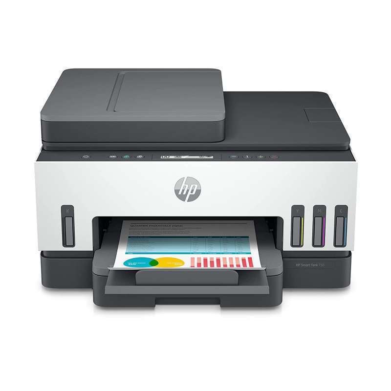 Promo HP 750 Smart Tank Wireless All-In-One Printer With ADF (Print ...