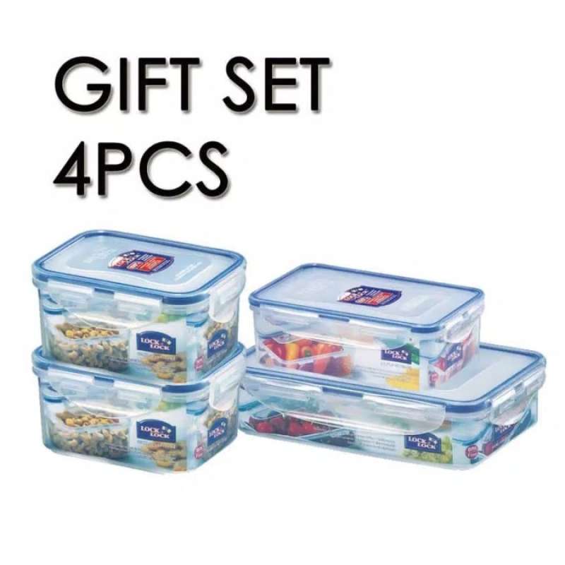 Jual Lock N Lock & Lock Gift Set 4 Pcs Lock&lock Food Container Tempa ...