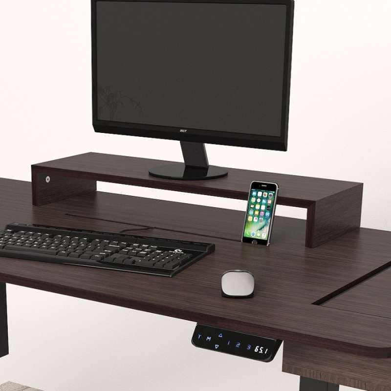 Jual Monitor Stand | Wood monitor stand di Seller Simple Solution Store ...