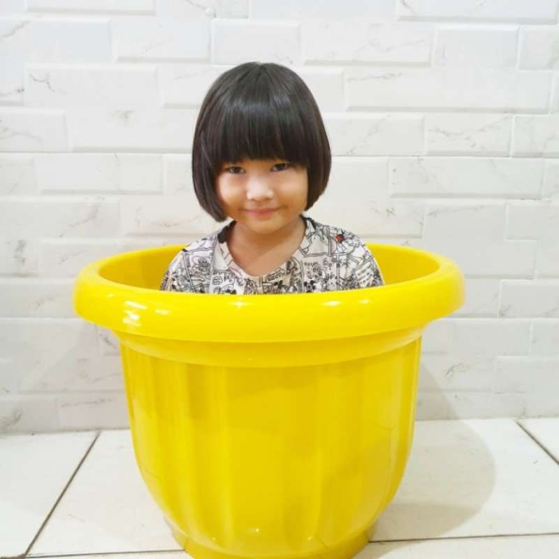 Promo pot tanaman pot bunga 50cm jumbo hitam tebal kokoh kuat - hitam ...
