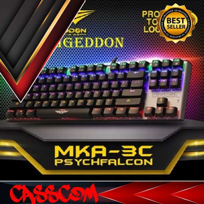 Jual Armaggeddon MKA-3C Mechanical Gaming Keyboard di Seller CassCom ...