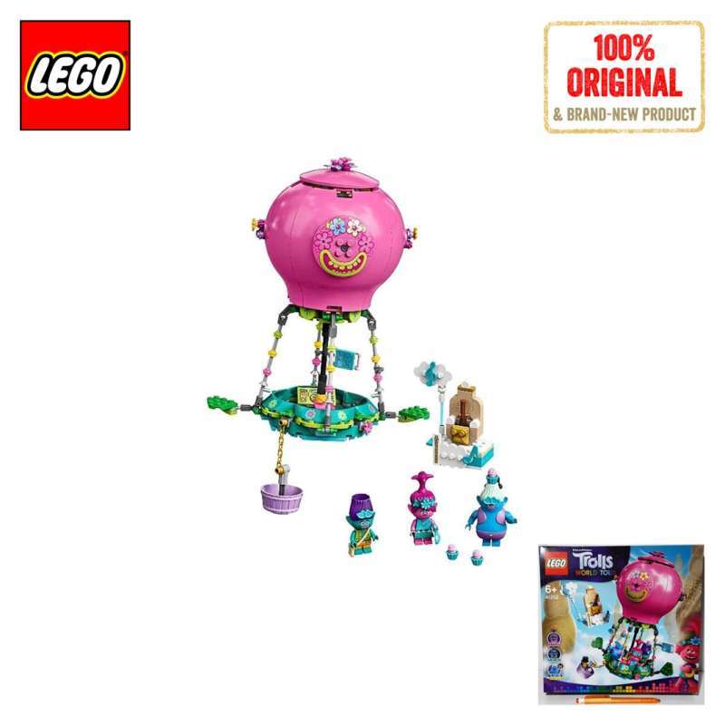 Jual Lego Trolls World Tour 41252 Poppy's Hot Air Balloon Adventure ...