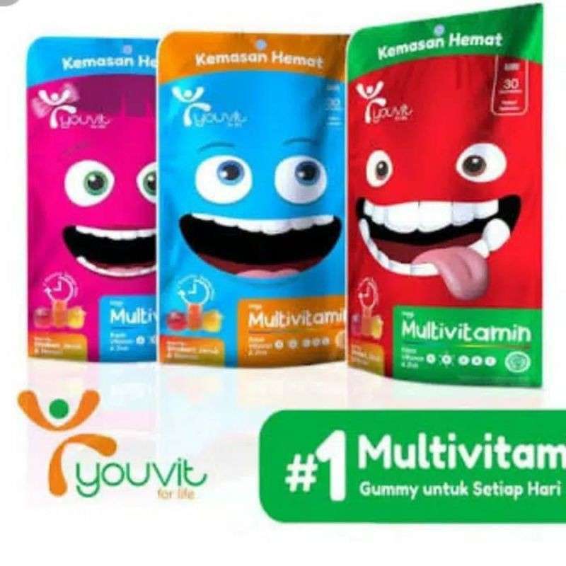 Jual Youvit Multivitamin Anak 30 days di Seller Abie Store - Kelapa ...