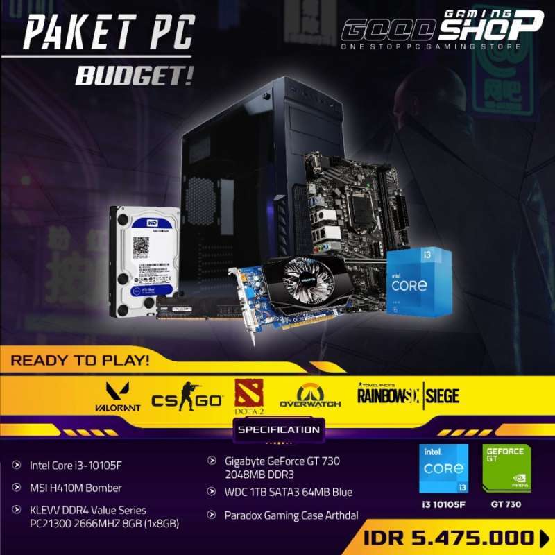 Jual Paket Pc Budget Di Seller Good Gaming Shop - Mangga Dua Selatan ...
