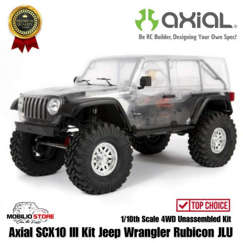 Jual Axial SCX10 III JLU Kit Jeep Wrangler Rubicon RC Car 1/10 4WD Crawler di Seller ...