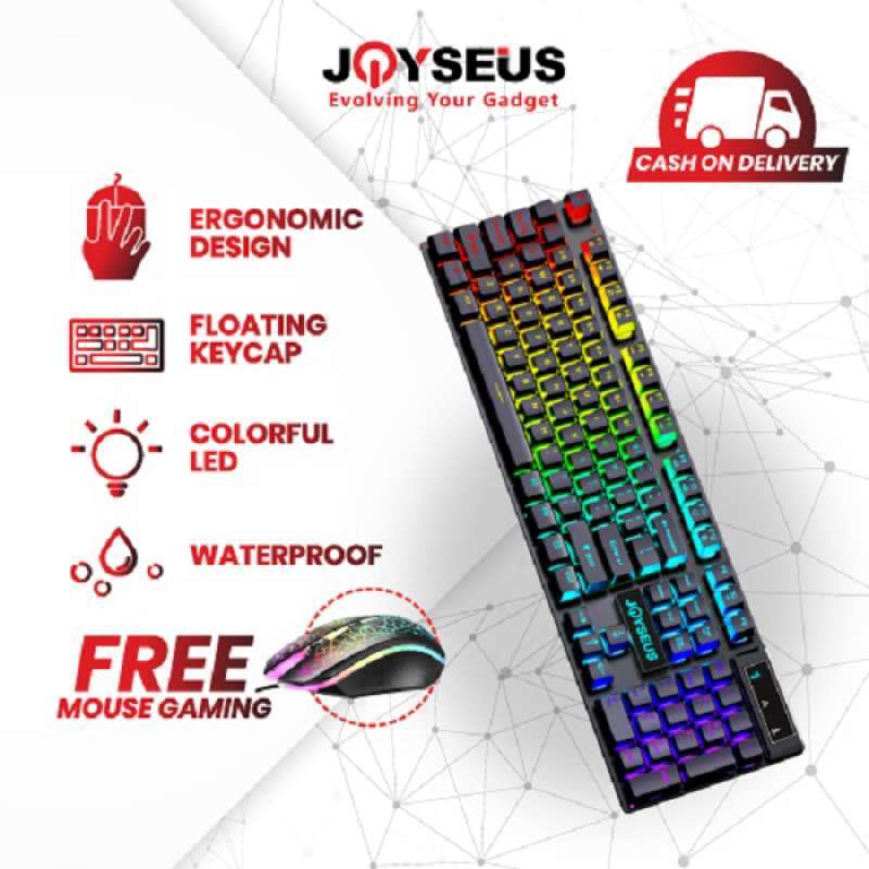 Jual BUNDLING JOYSEUS Gaming Keyboard dan Mouse RGB / Set Gaming Mouse ...