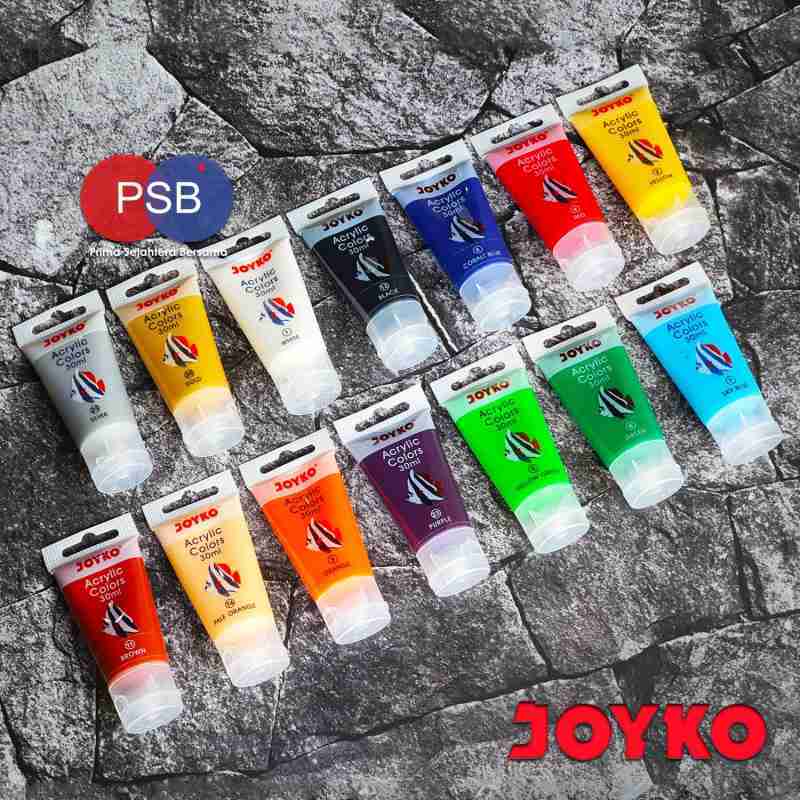 Jual Cat Akrilik Joyko 30 Ml / Acrylic Paint / Cat Akrilik Murah 30 Ml ...