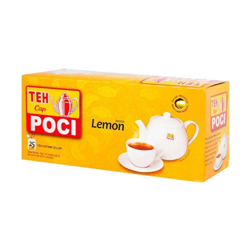 Jual Teh Cap Poci Rasa Lemon Teh Celup [25 Tea Bags] di Seller Humaniss ...