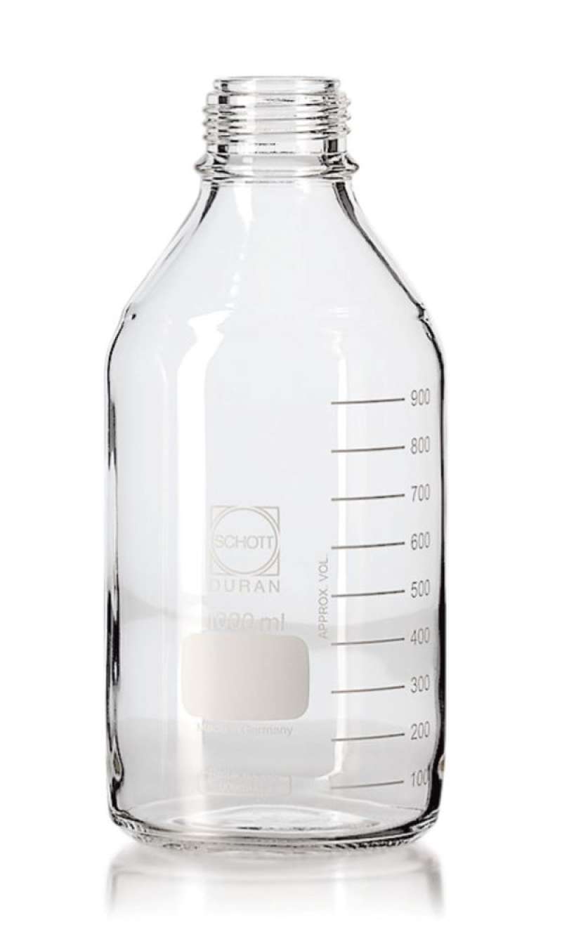 Jual Laboratory bottle Clear 750 ml DURAN/Botol Sampel Duran 750 ml di ...