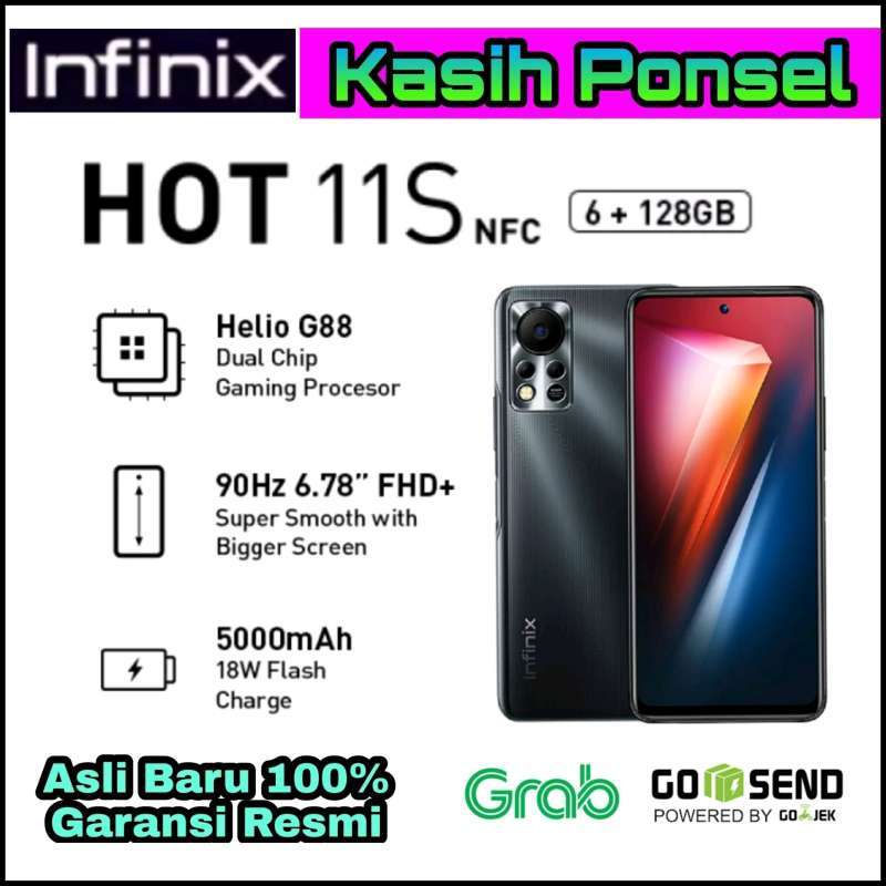 Jual Infinix Hot 11s NFC 6/128 Gb Garansi Resmi 1 Tahun di Seller Kasih ...