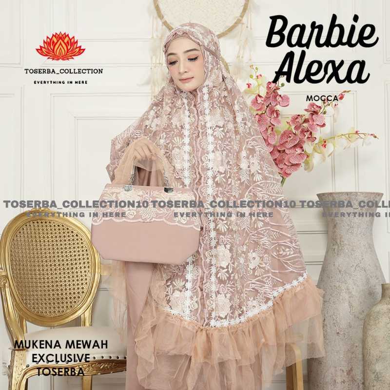 Promo TOSERBA MUKENA MEWAH EXCLUSIVE BARBIE ALEXA IMPOR BRUKAT TILE ...
