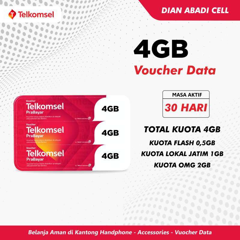 Jual Voucher Telkomsel 30 Hari Combo Spesifikasi Original, Murah ...