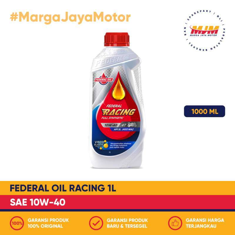 Jual Federal Racing 10w/40 [1000ml] Federal Oil 1l Original Di Seller ...