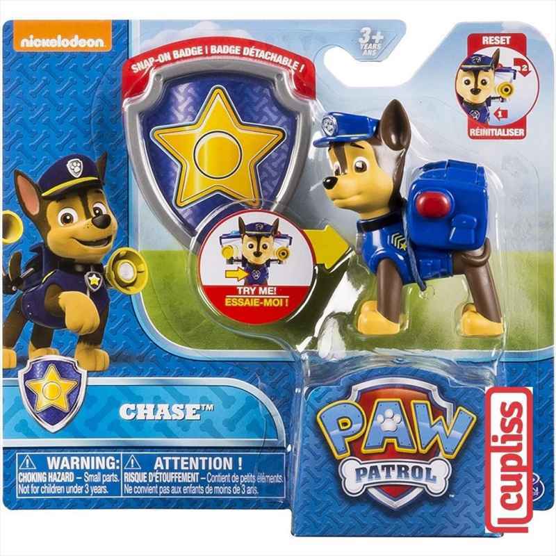 Jual Paw Patrol Chase Action Pack Pup Badge Figure only 6022626 di ...