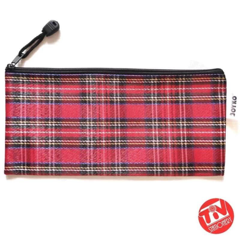 Jual Map Zipper Resleting Joyko Document Bag Bill Motif Kotak Ecer