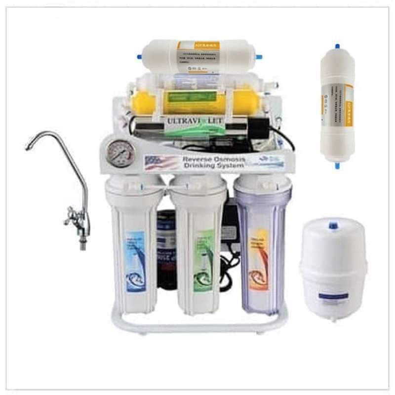Jual BEST PROMO RO 100 GPD 8 STAGE + KDF + UV - Mesin Air Minum di ...