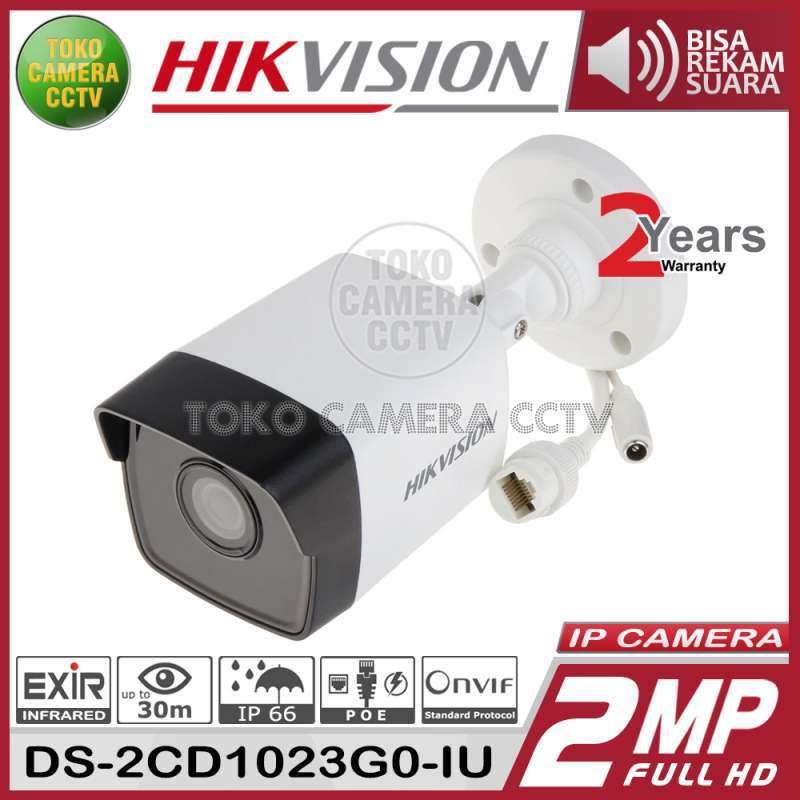 Jual IP CAMERA 2MP HIKVISION DS-2CD1023G0-IU BUILD IN MIC AUDIO di Seller TOKO CAMERA CCTV ...