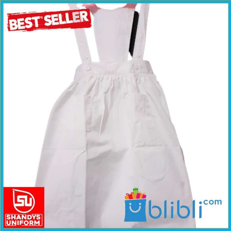 Promo Shandys Uniform Seragam Sekolah TK Al-Azhar Model Rok Kodok Putih ...