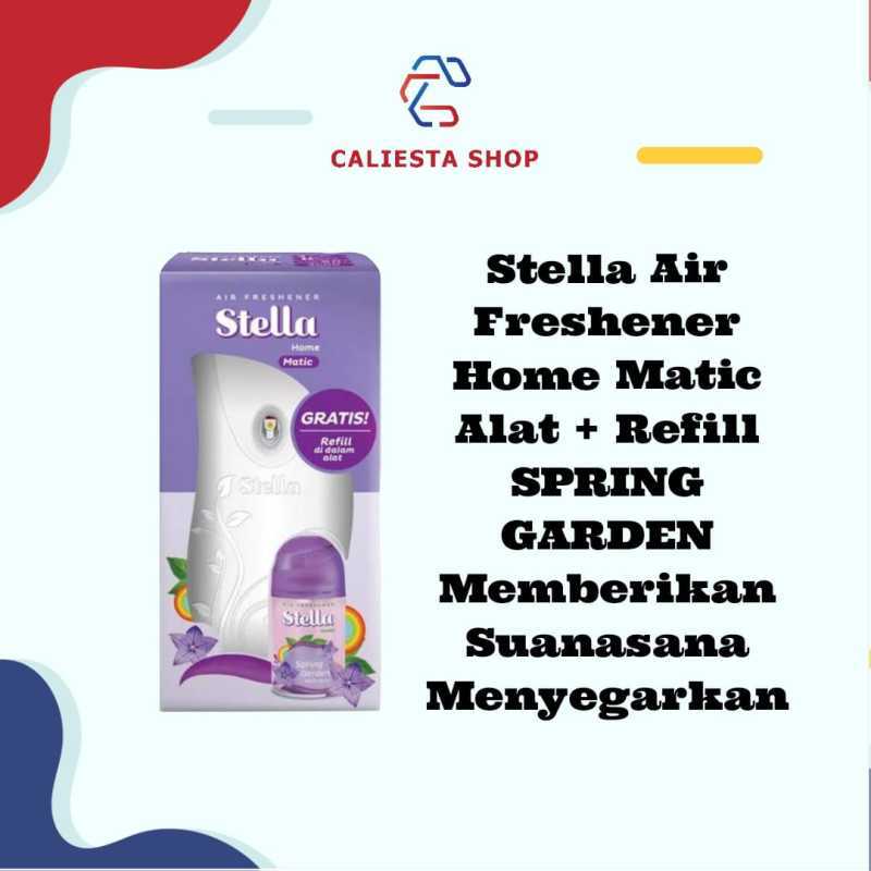 Promo STELLA HOME MATIC AIR FRESHENER ALAT+REFILL - SPRING GARDEN ...