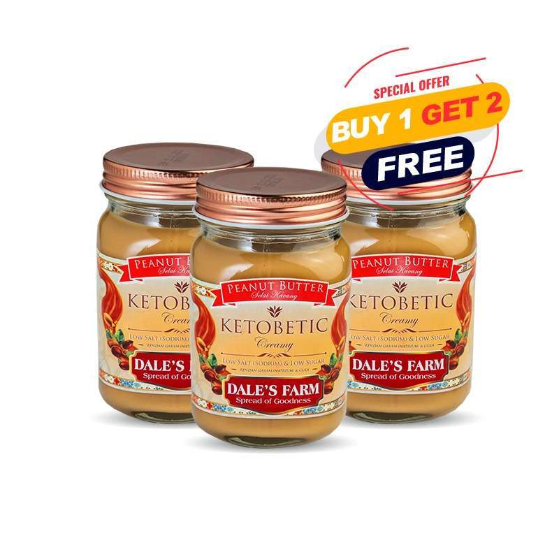 Jual [buy1 Get2] Dale?s Farm Ketobetic Creamy Peanut Butter ? 250gr Di ...