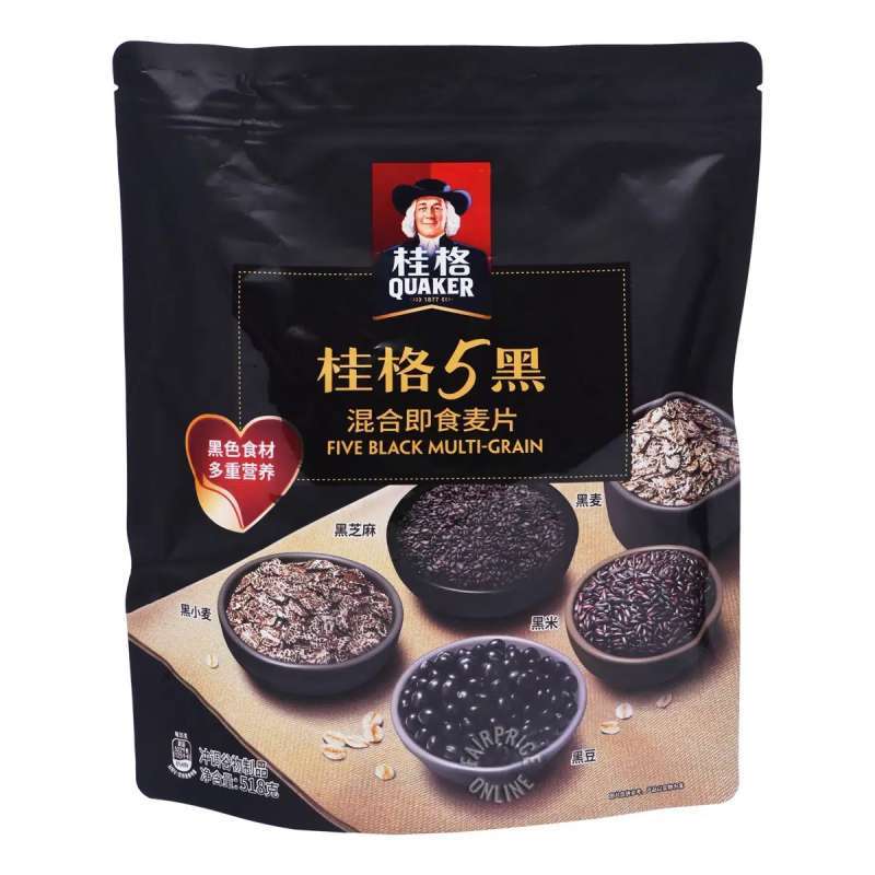 Jual Quaker Five Black Multi-Grain 518g di Seller BisQuitto Shop - Kota Batam, Kepulauan Riau ...