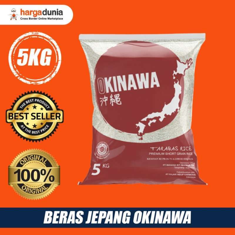 Jual Beras Jepang OKINAWA 5 KG - HALAL High Grade Japanese Rice ...