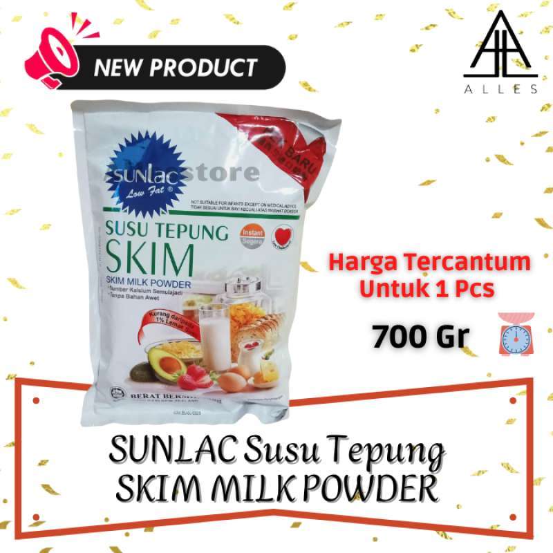 Promo Sunlac Susu Tepung / Skim Milk Powder / Susu Tepung Sunlac 700 gr ...