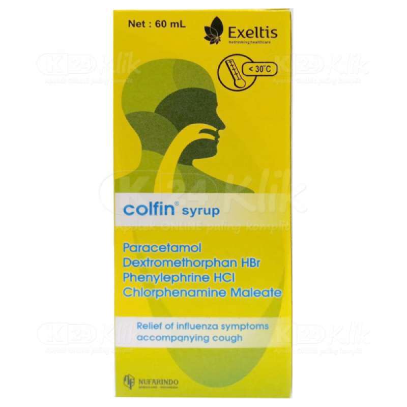 Promo COLFIN COLPIN KOLPIN KOLFIN Plus 60 ML DEMAM MERIANG BATUK ...