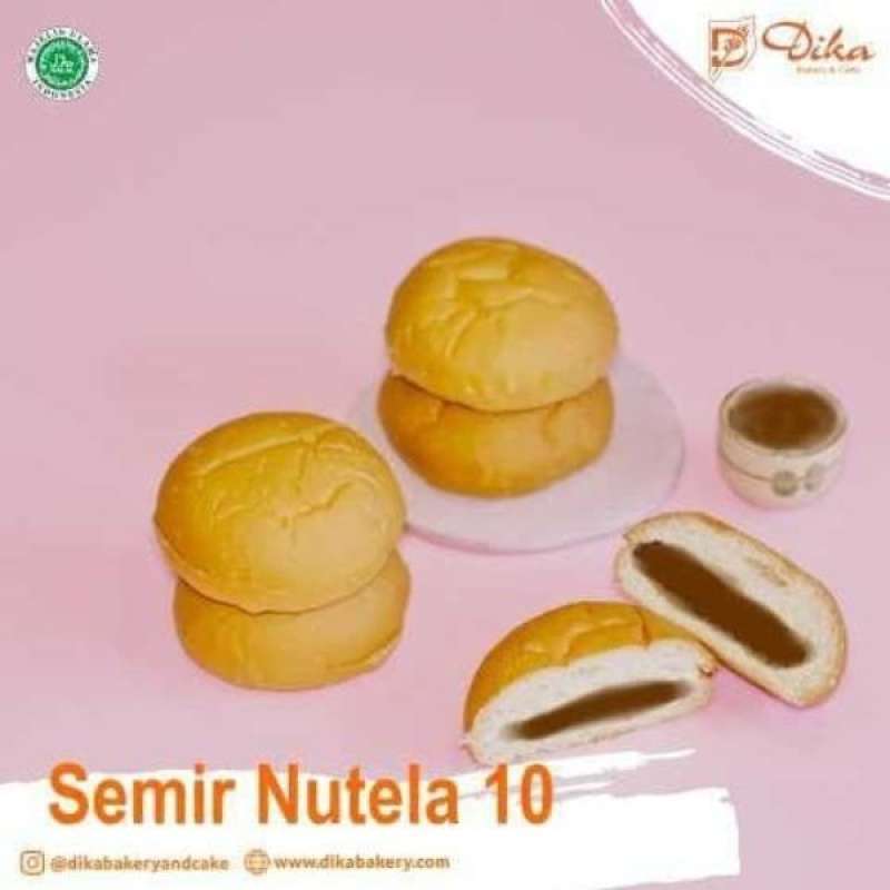 Jual Roti Basah Semir Nutella 10 Dika Bakery di Seller Dika Bakery ...