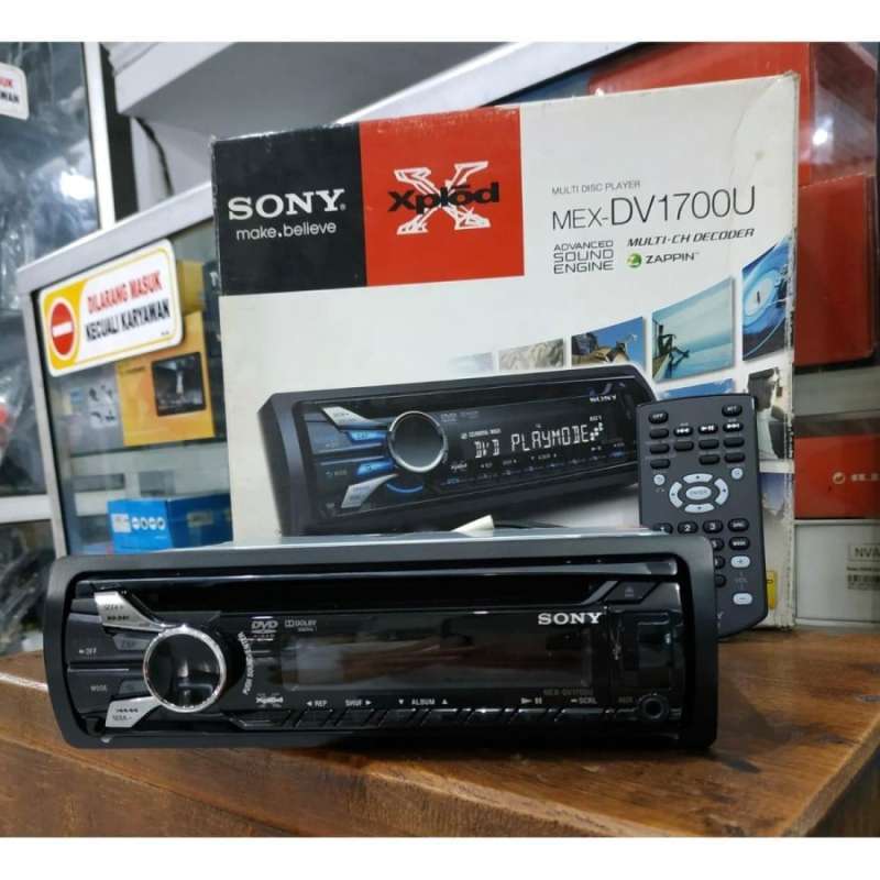 Jual Head Unit Audio Mobil Sony Mex Dv1700u Single Din Di Seller ...