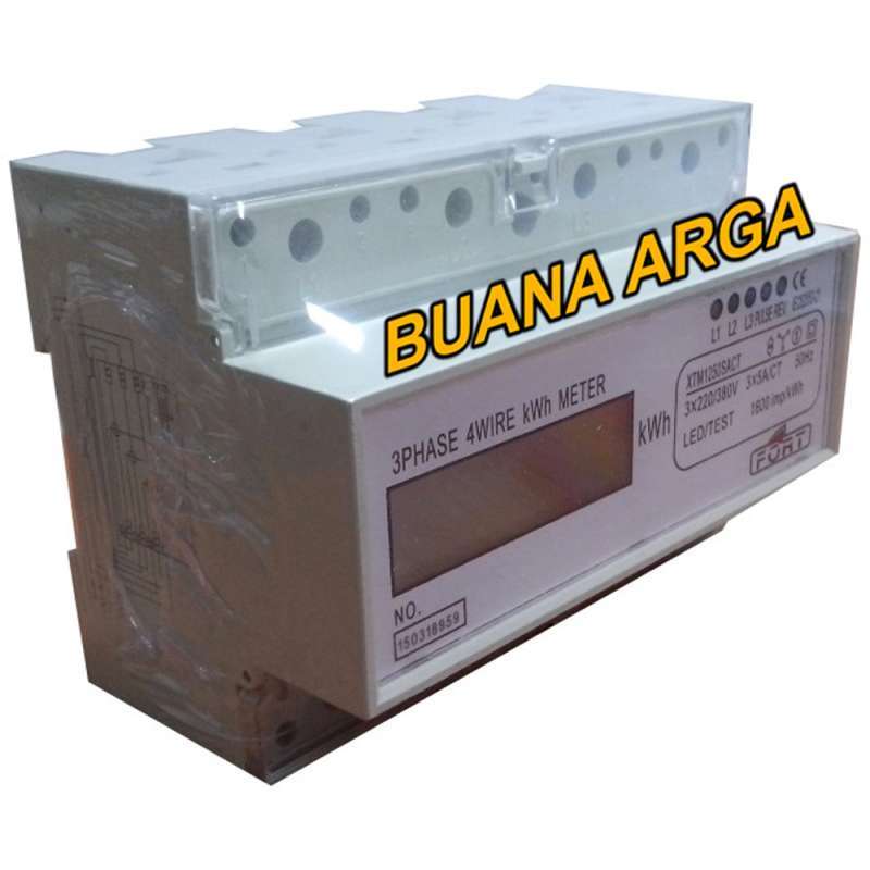 Jual Kwh Meter Xtm1250sa Type Via Ct Digital Lcd Merk Fort Xtm1250sact ...