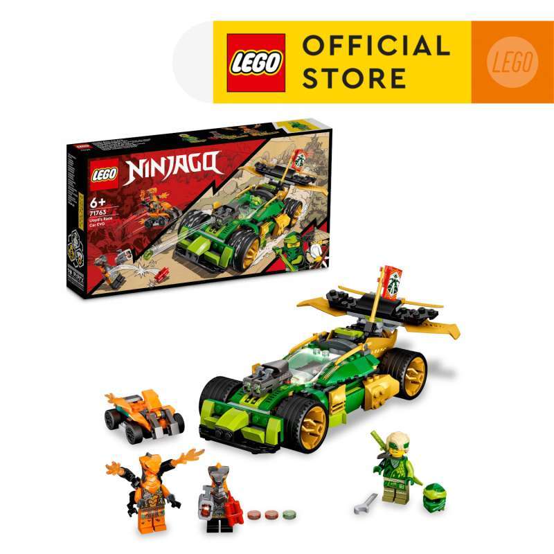 Promo LEGO® NINJAGO® 71763 Lloyd’s Race Car EVO Toy (279 Pieces) Diskon ...
