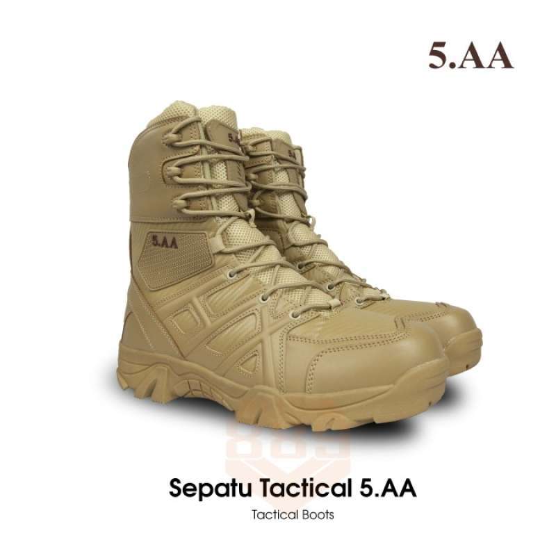 Jual Sepatu 5AA Tactical Army Boots Sepatu Polisi - 39, Gurun - 43 ...