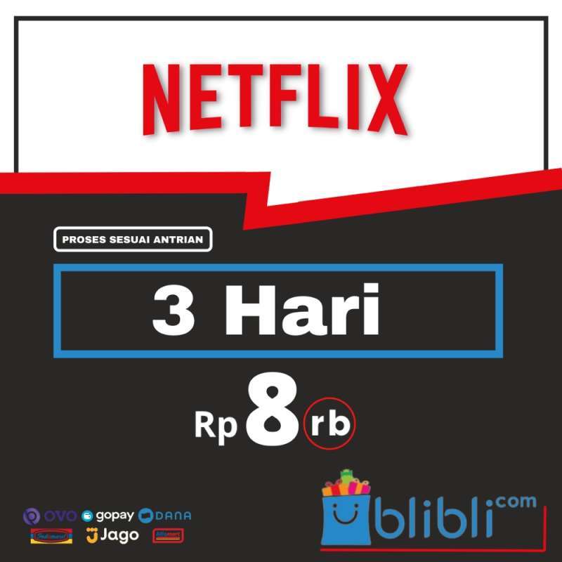 Promo NETFLIX HARIAN - 3 Hari Diskon 9% di Seller KuBIGA play - Bontoa ...