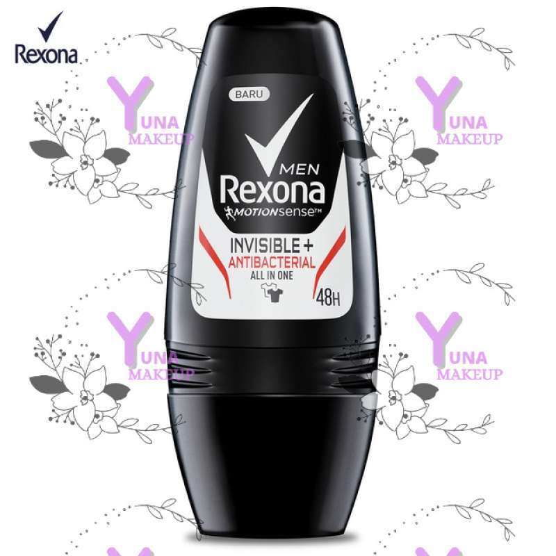 Jual Rexona Men Deodorant Roll On Invisible All In One Anti Bakteri 45 Ml Di Seller Yuna Makeup ...